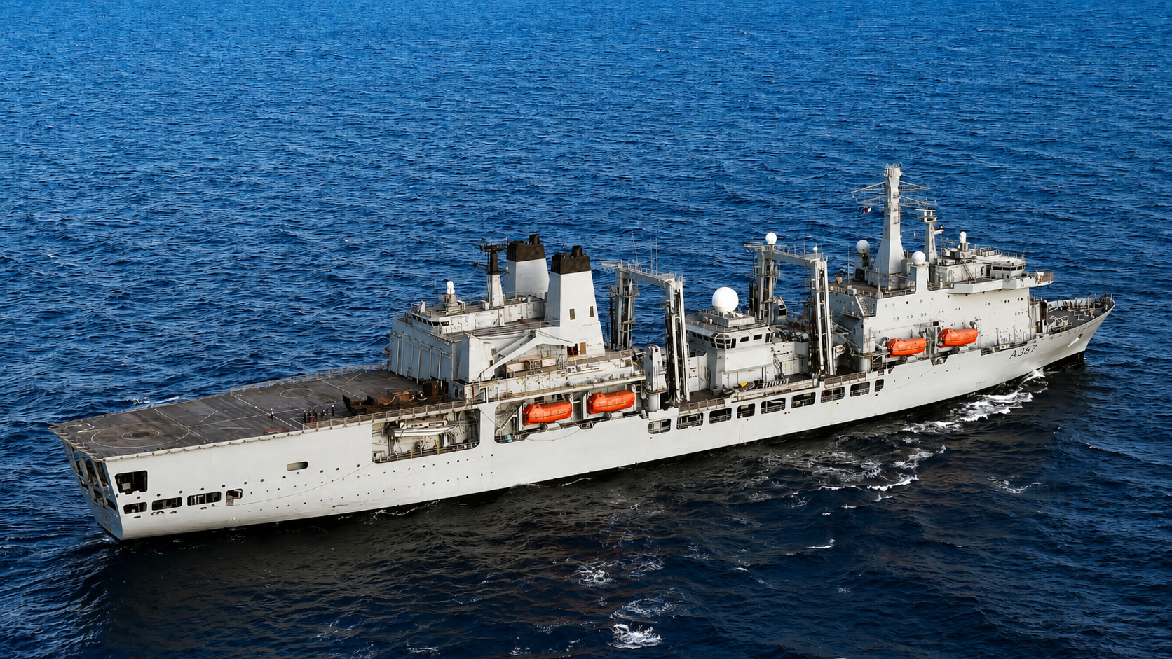 How absence of RFA Fort Victoria exposed UK carrier group supply gap in ...