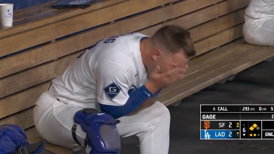 Dalton Rushing’s struggles boiled over with bat-related self-abuse