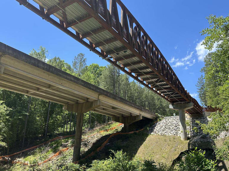 Renewed greenway trail and a signature pedestrian bridge open in Cary
