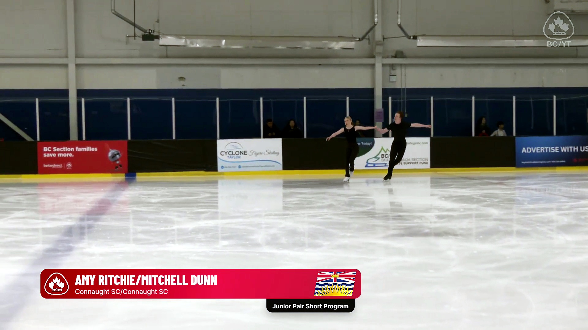 Junior pair short program - Rink 1 - 2026 BC/YT Super Series Victoria Day