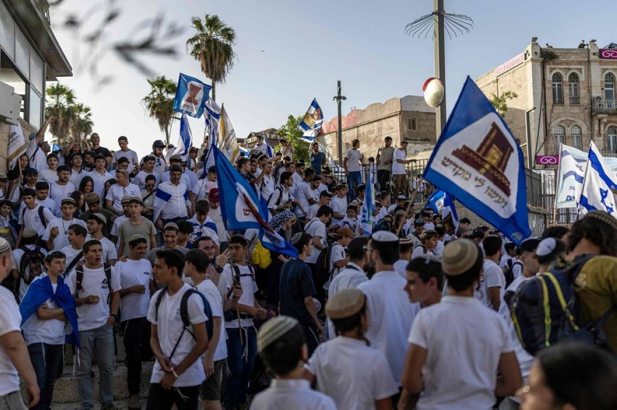 Israelis chant threats, anti-Palestinian slogans at Jerusalem march