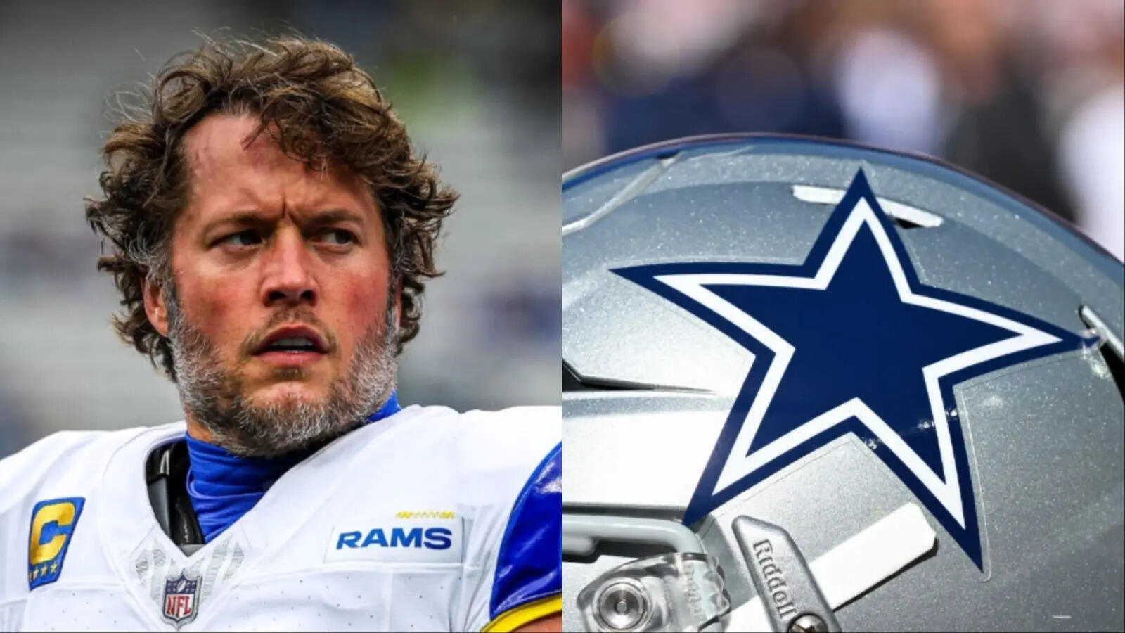 Dallas Cowboys fan the flames by linking Los Angeles Rams QB Matthew ...