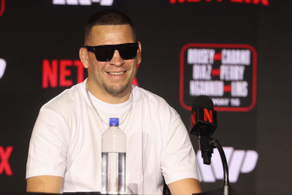 Mike Perry applauds Nate Diaz’s cardio ahead of their MMA fight on Netflix