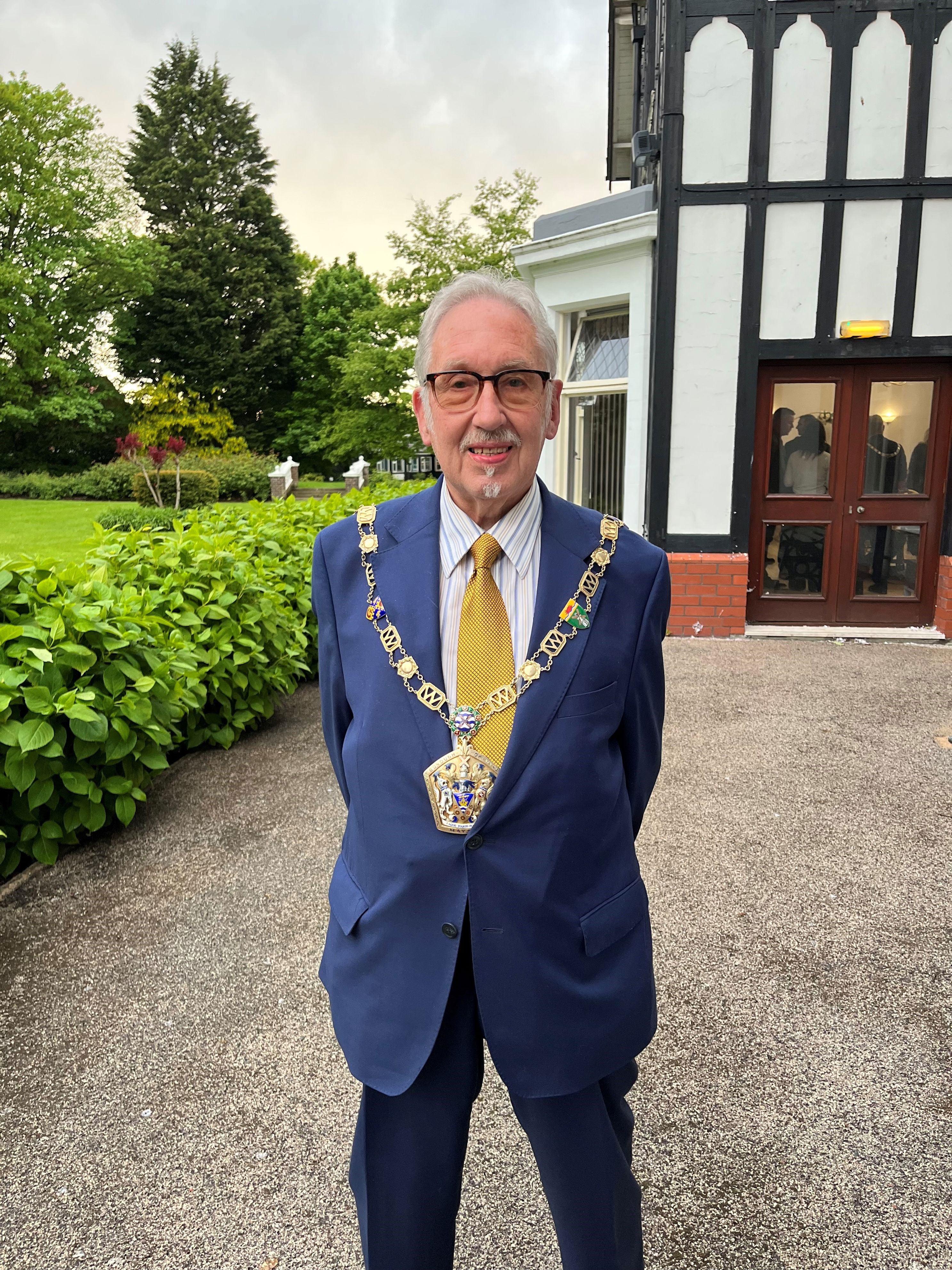 'A privilege' - New mayor of Wyre, councillor Steve Nicholls, installed ...