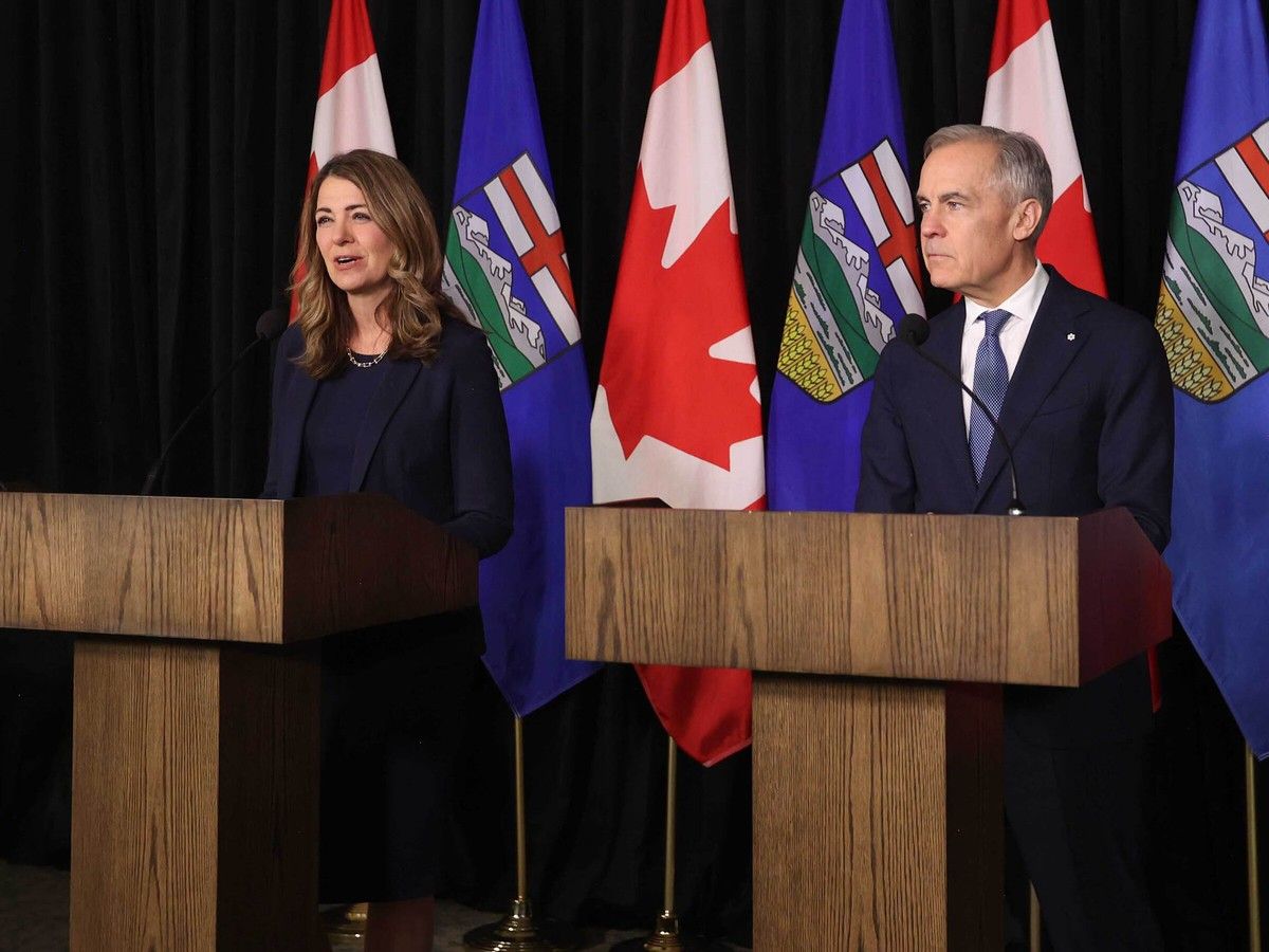 'A good day for Alberta and for Canada': Smith, Carney sign deal on oil ...