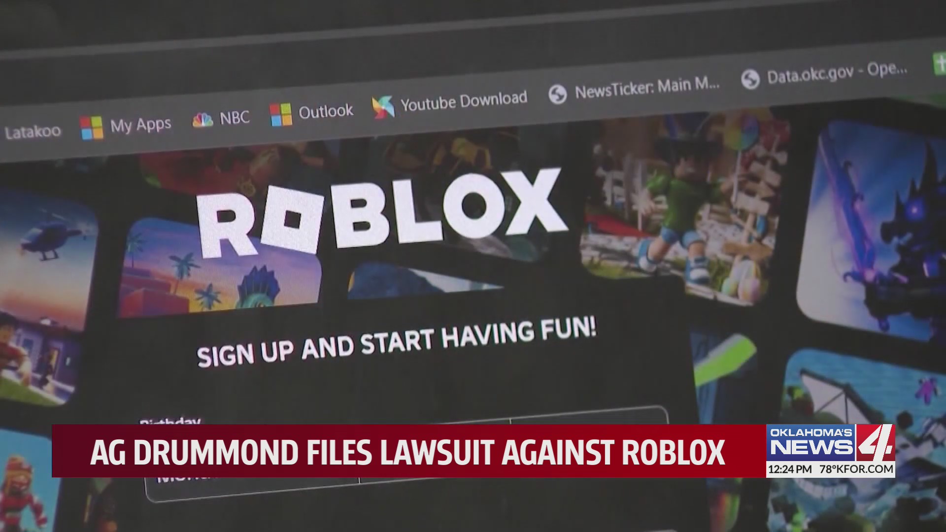 Oklahoma attorney general files lawsuit against Roblox