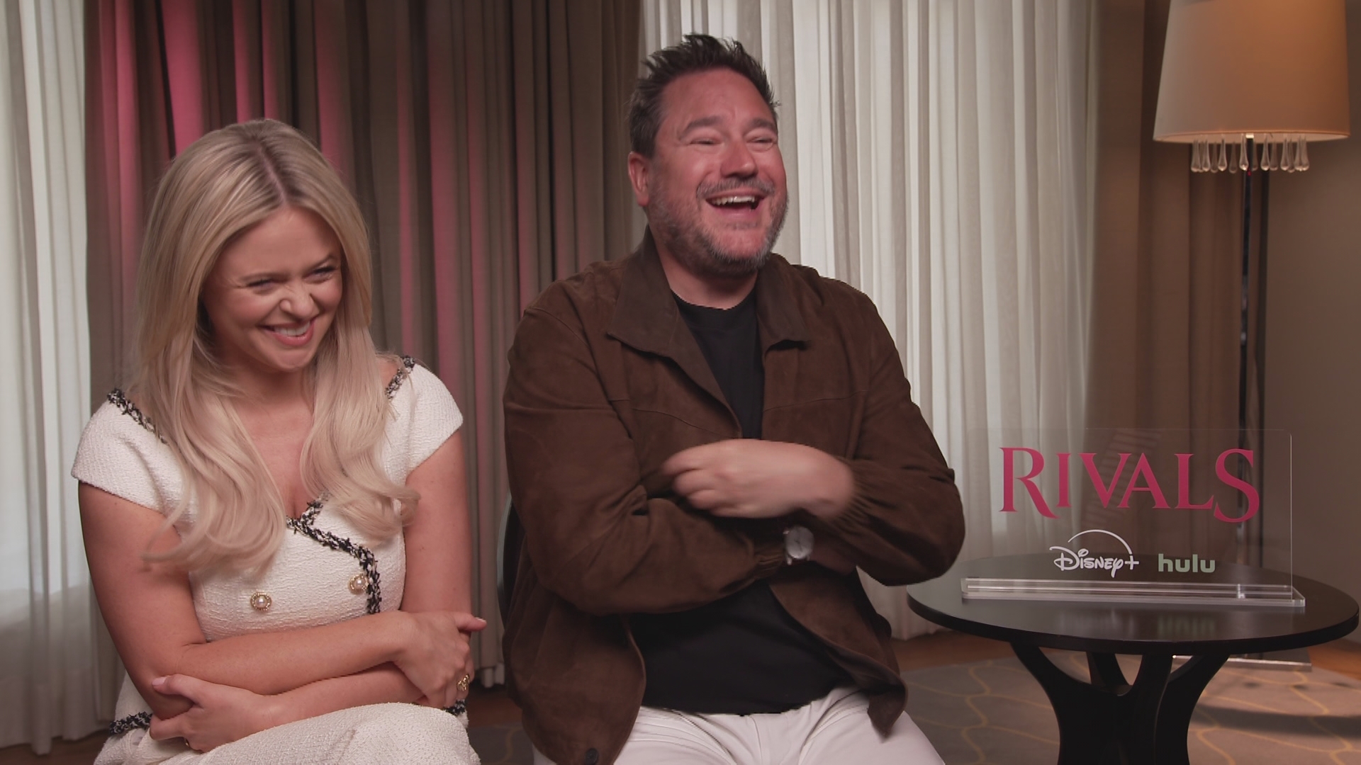 Rivals' Emily Atack and Rufus Jones talk toxic relationships