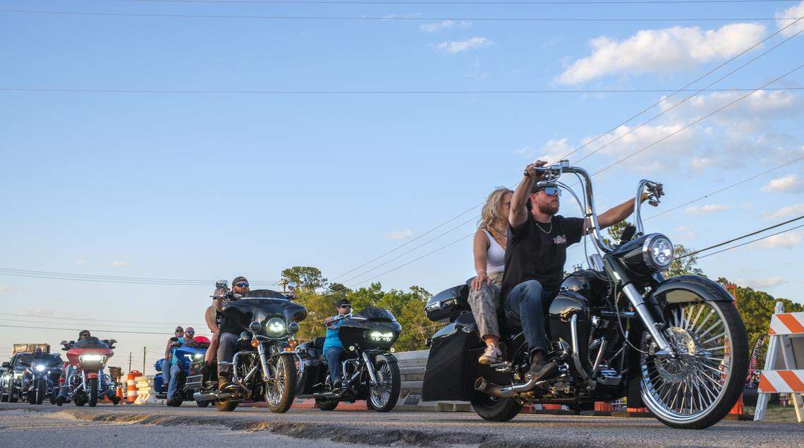 Photos: Bikers roar into Murrells Inlet for spring rally