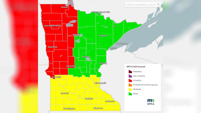 Blowing dust triggers air quality alert for parts of Minnesota until ...