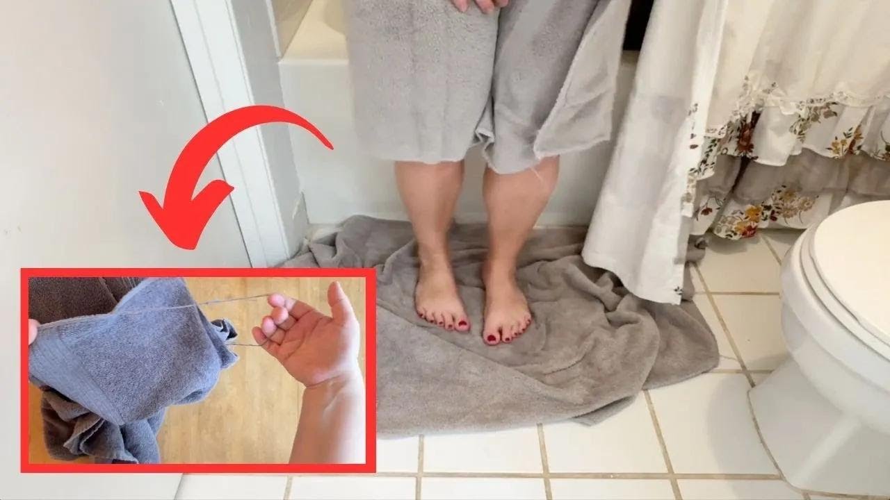 Il trucco geniale con l'asciugamano che tutti stanno provando