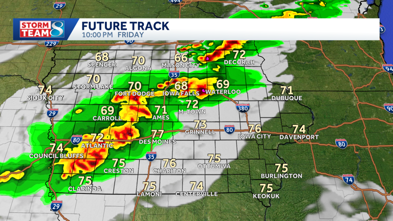 Iowa weather: Severe thunderstorms roll through Iowa
