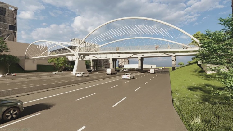 Lane closures postponed for I-277 Rail Trail Bridge project