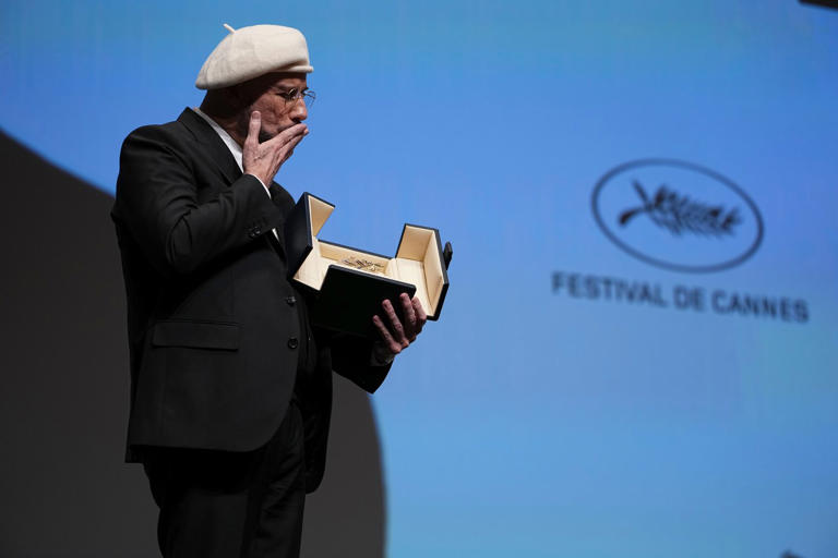 John Travolta surprised with honorary Palme d'Or at Cannes Film Festival