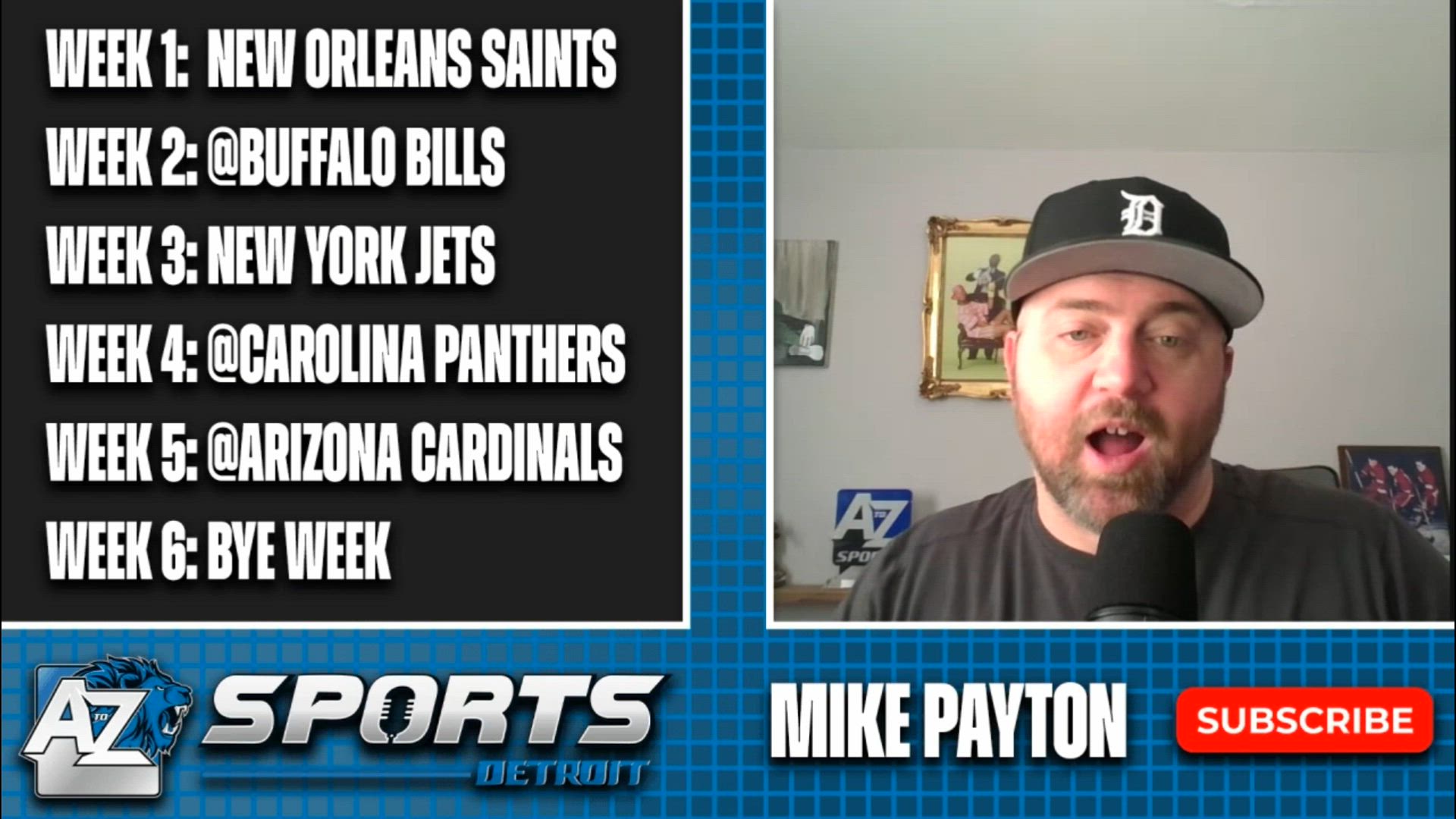 Lions early schedule looks tough