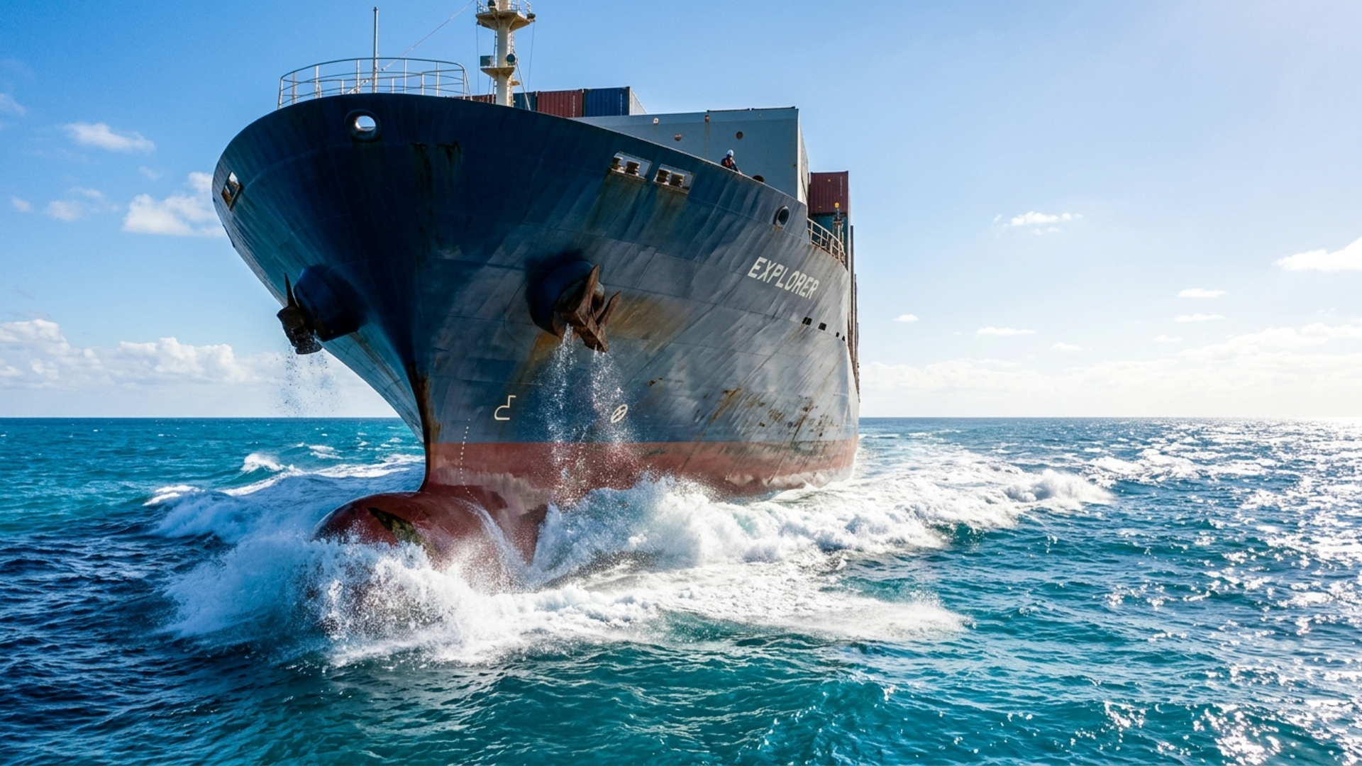 How ships use wave interference to fight drag, the bulbous bow explained