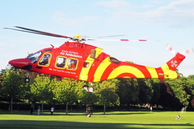 Air ambulance called to 'incident' on busy Essex route