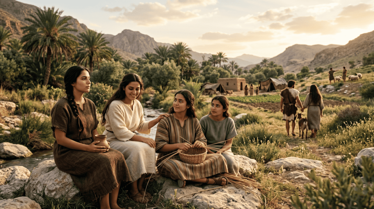 Where did the daughters of Adam and Eve go?