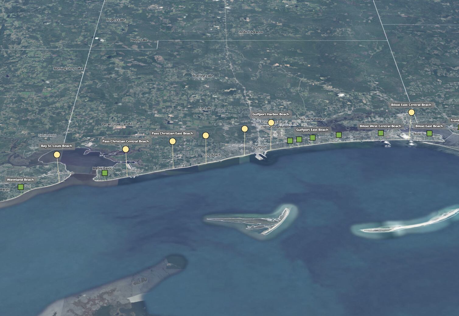 Several Mississippi Gulf Coast beaches under advisories for high ...