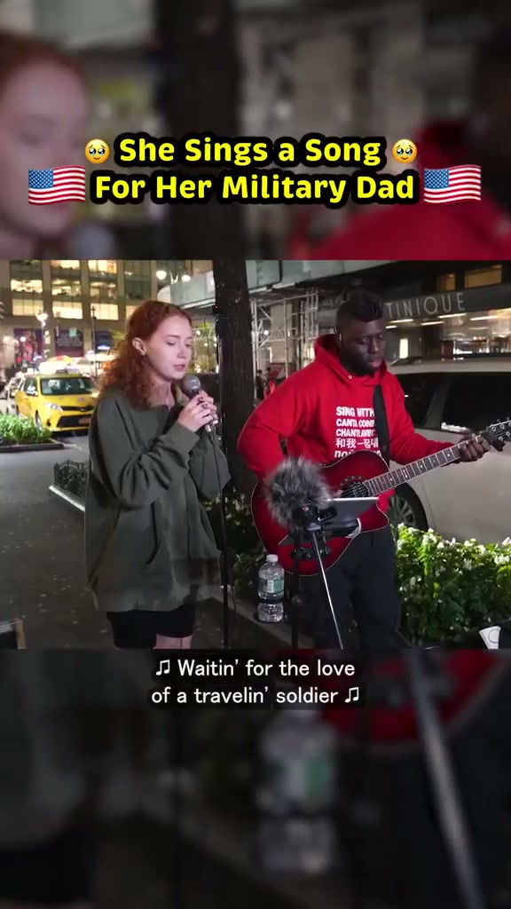I sing a song for my military dad 🎶
