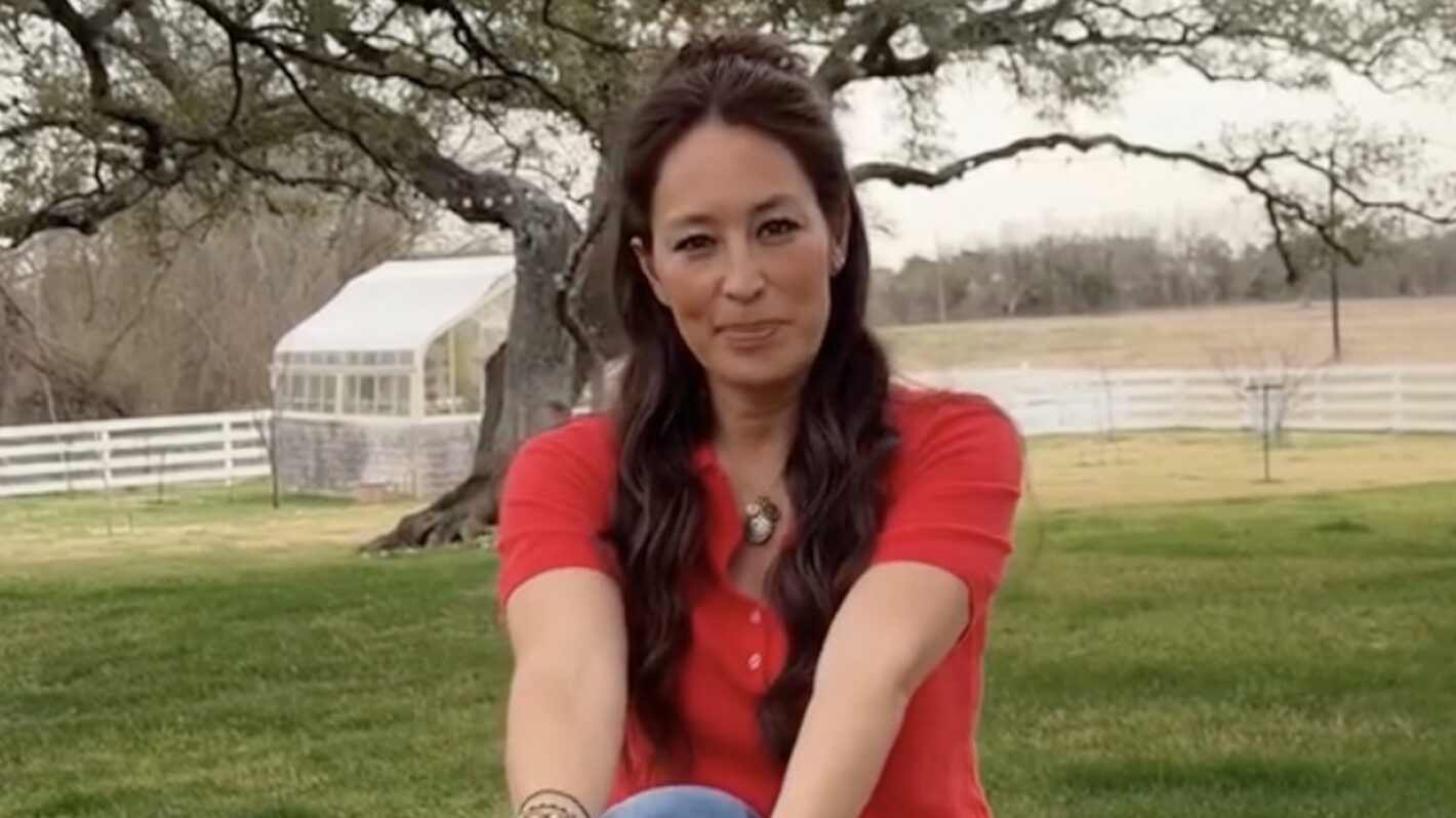 Joanna Gaines shares progress on her farmhouse kitchen renovation