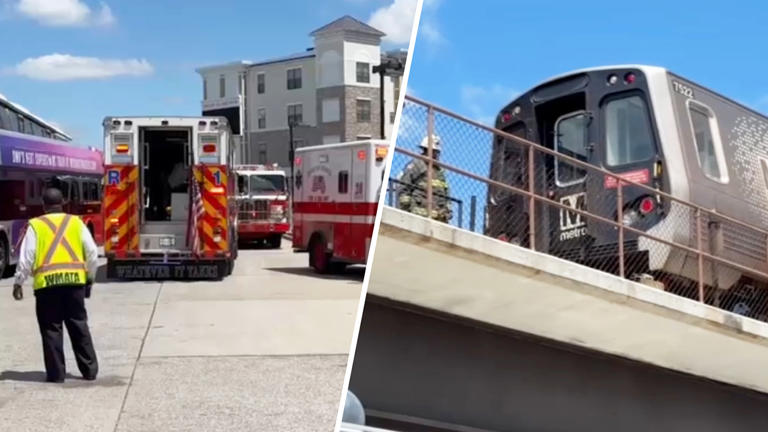 Person hit by Red Line Metro train after falling onto tracks