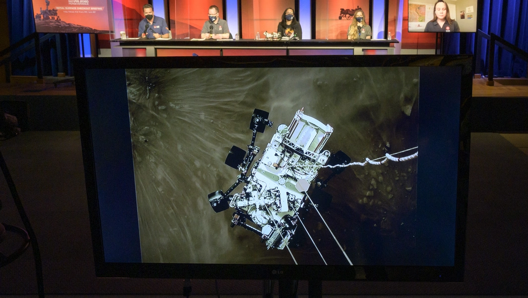 Perseverance rover passes 20-mile mark in Mars trek