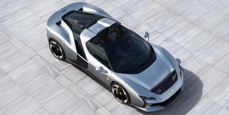 Ferrari's latest one-off supercar skips hybrid power but wears a sleek ...