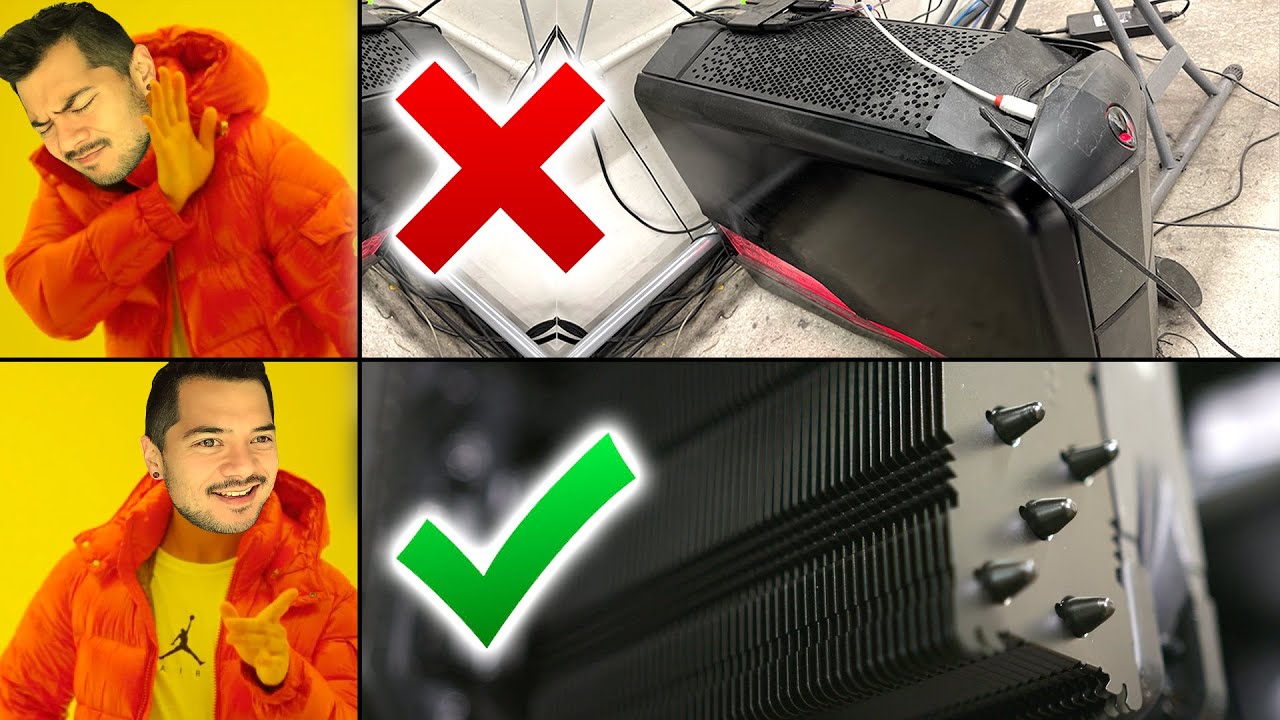 Replacing his Alienware pre-built with a DIY PC! :D