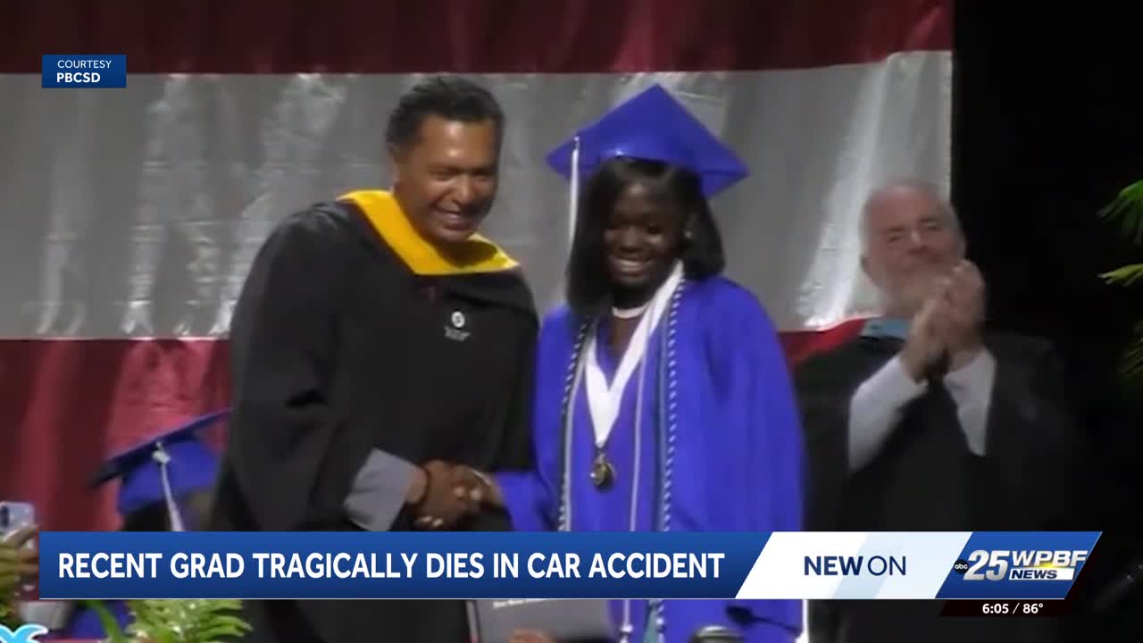 Teen dies in I-95 crash days after graduating high school in Riviera Beach