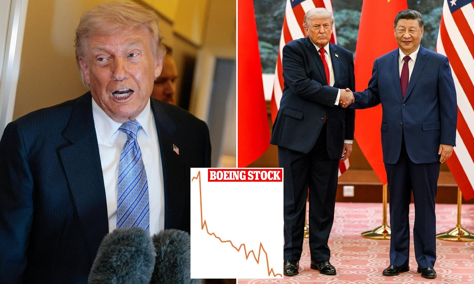 Wall Street shocker for Trump as he heads home from China summit