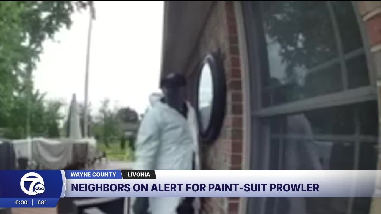 Livonia community on edge after second break-in attempt by man in white ...