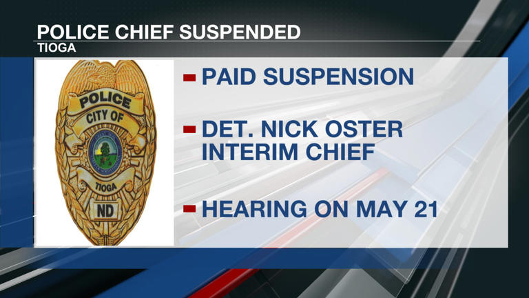 Tioga police chief suspended after unexplained week-long absence