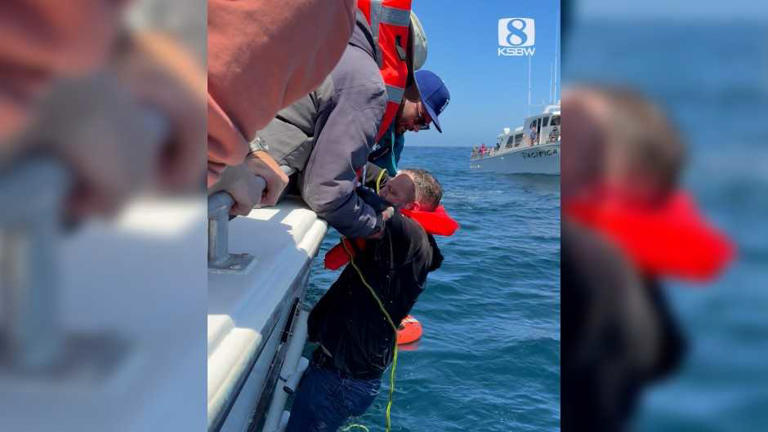 Video: Fishermen rescued from sinking ship 6 miles off Moss Landing coast