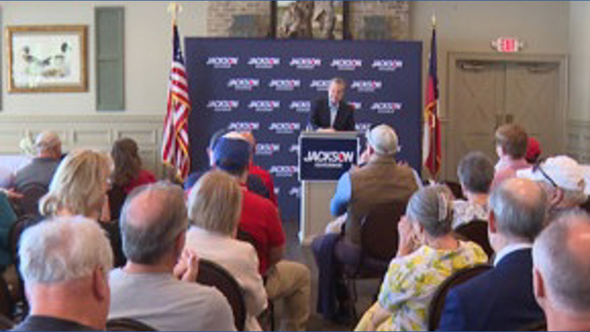 Rick Jackson meets with the public