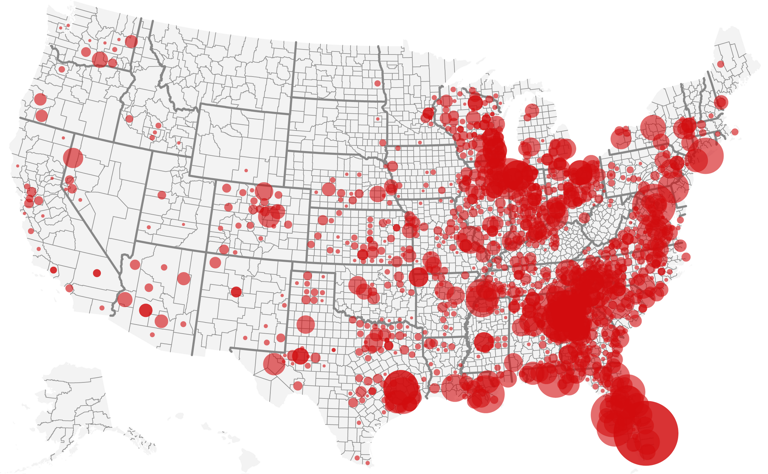 Map shows how far Connecticut's license plate camera data traveled