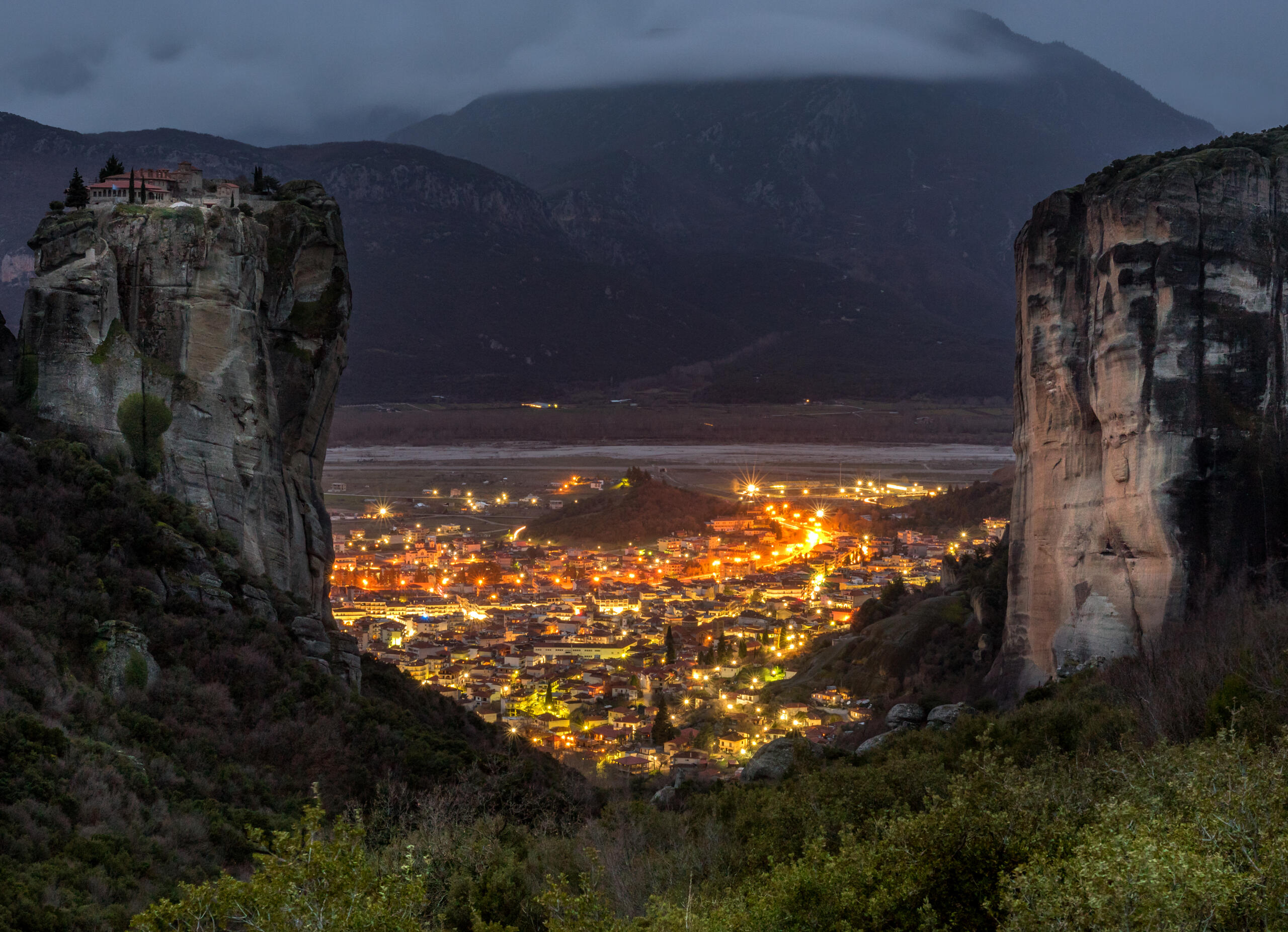 The Greek monasteries built on 400-meter rock pillars where monks were ...