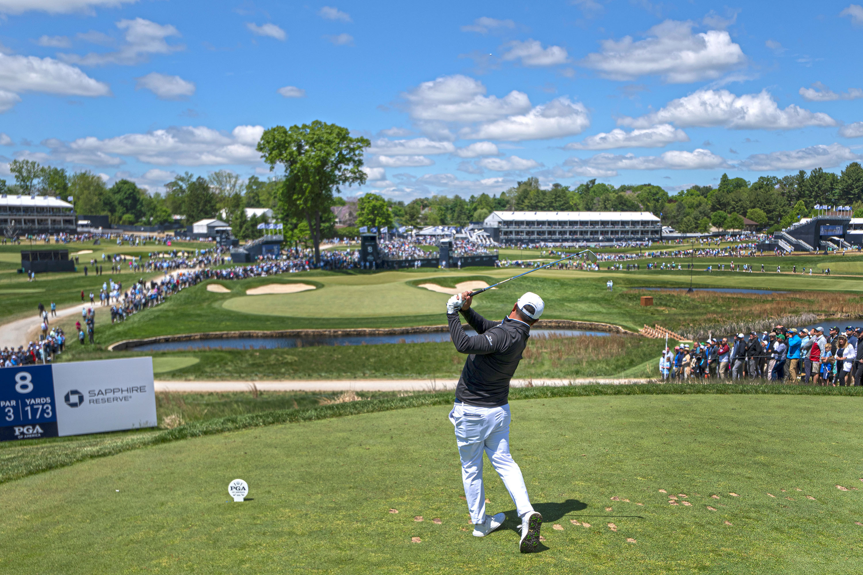 Aronimink’s pin locations — and whipping winds — wreak havoc on PGA ...