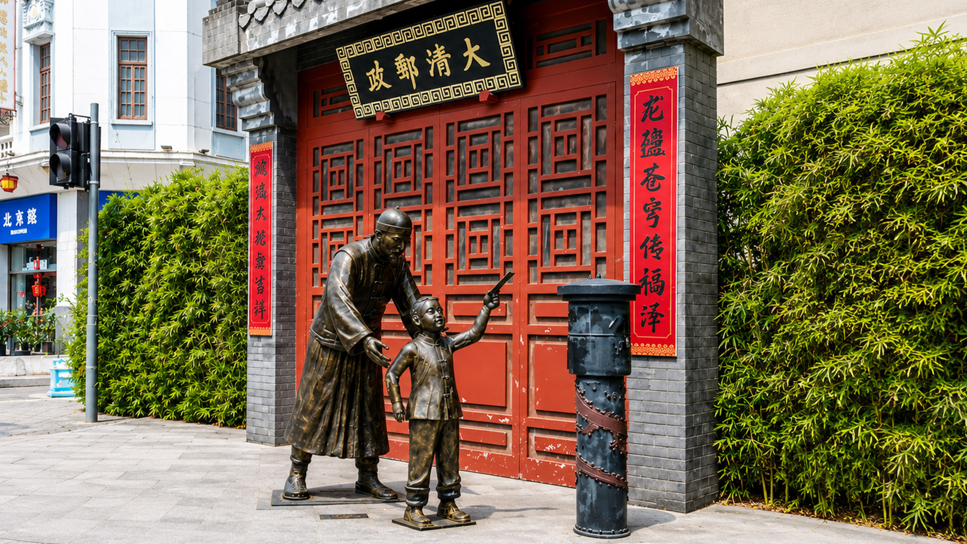 China preserves local heritage through detailed outdoor displays