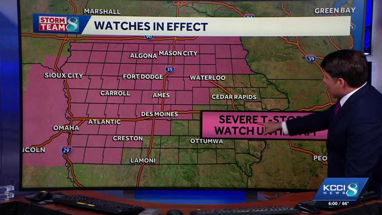 Iowa weather: Severe thunderstorms roll through Iowa