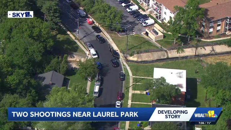 Police investigating 2 shootings near Laurel Park that could be related