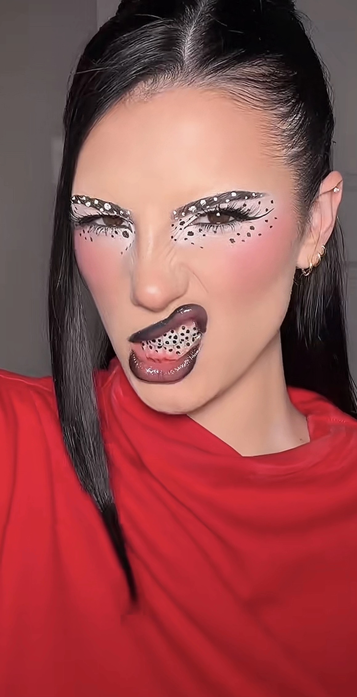 Painting my teeth to match my makeup!
