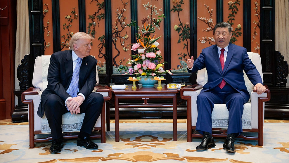 Trump wraps up China trip with mixed results and security flare-up