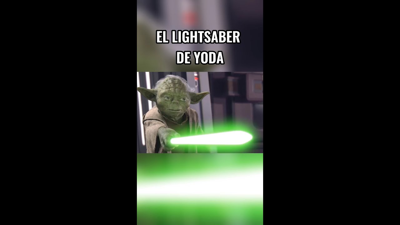 QUE PASO CON EL SABLE LASER DE YODA? - Star Wars #Shorts