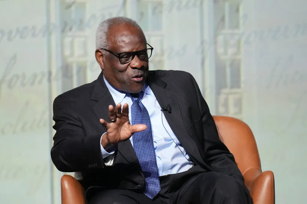 Clarence Thomas says 'very dicey' threats make it hard for him to ...