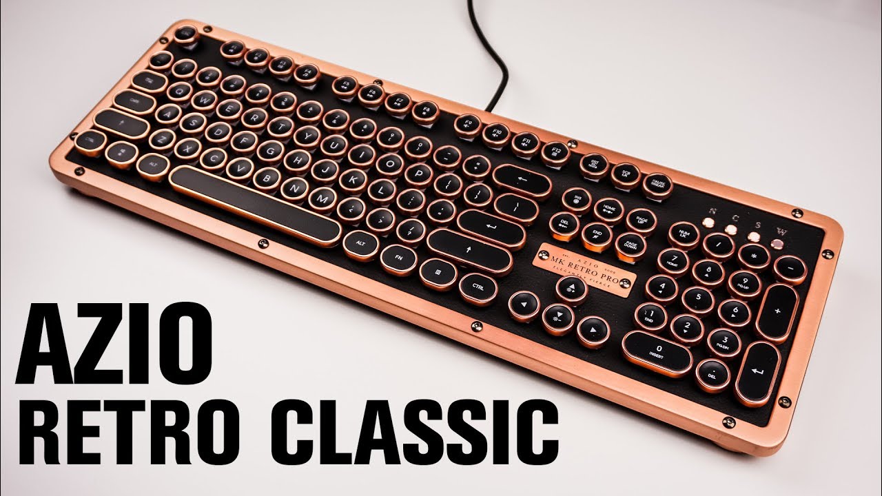 AZIO retro classic mechanical keyboard