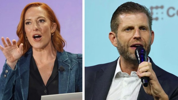 Jen Psaki fact-checks Eric Trump's lawsuit threat on-air: 'I'll let you ...