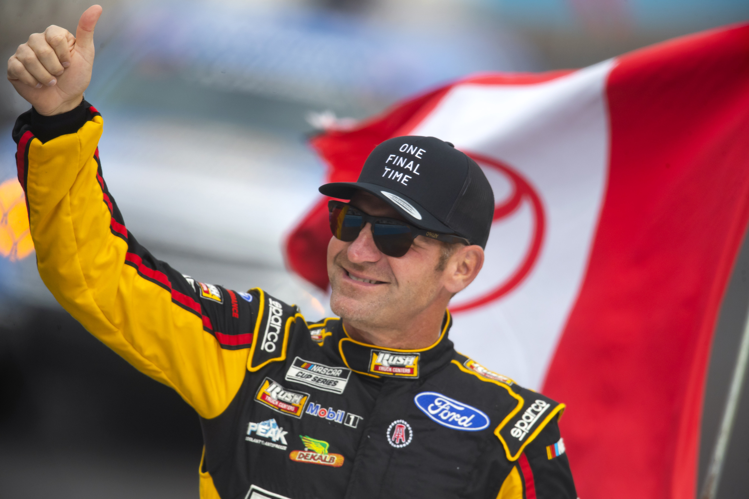 Clint Bowyer remains positive despite bowing out early in NASCAR return ...