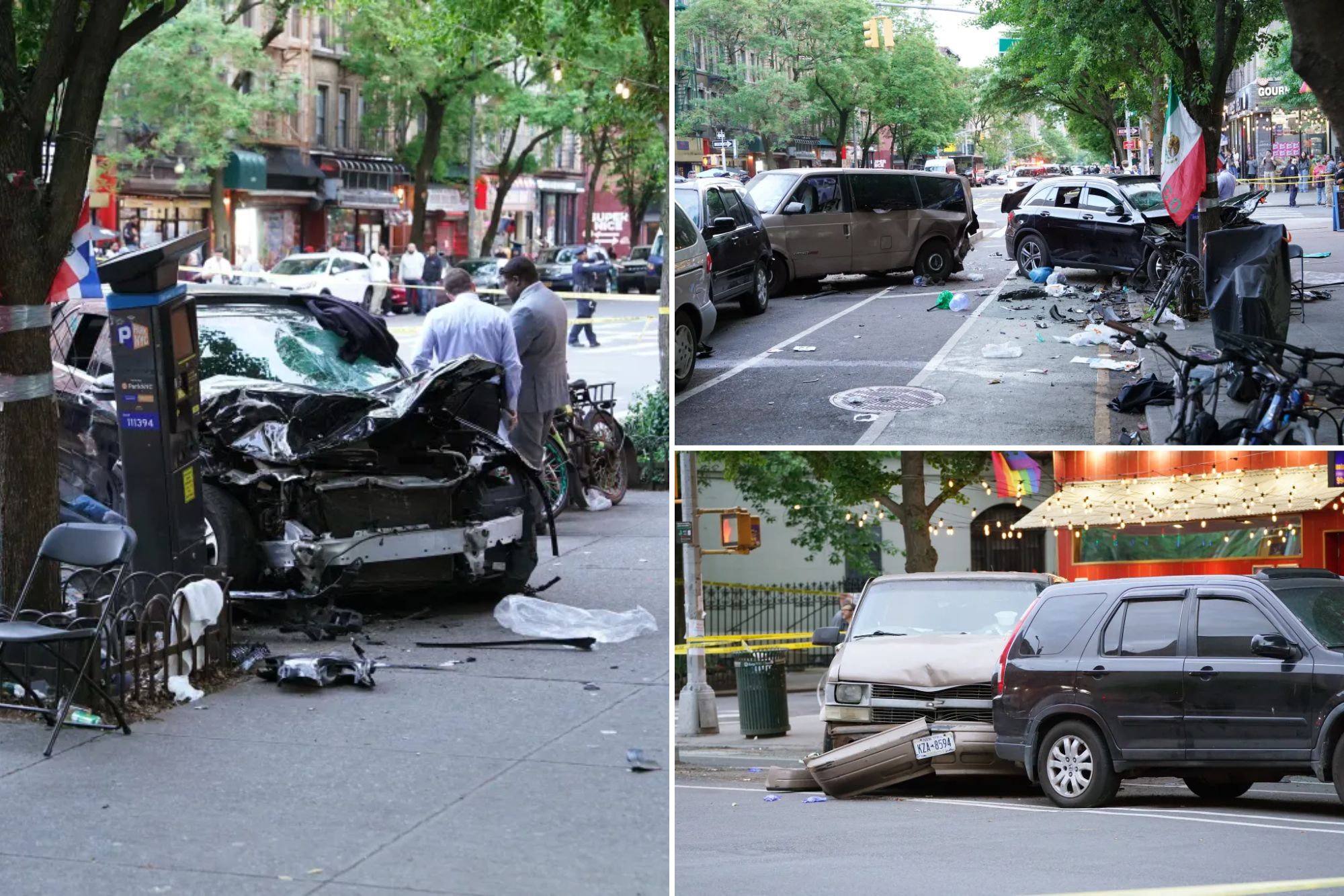 Out-of-control suspected drunk driver plows into group on NYC sidewalk ...