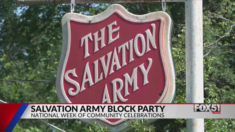 Lufkin celebrates National Salvation Army Week with block party