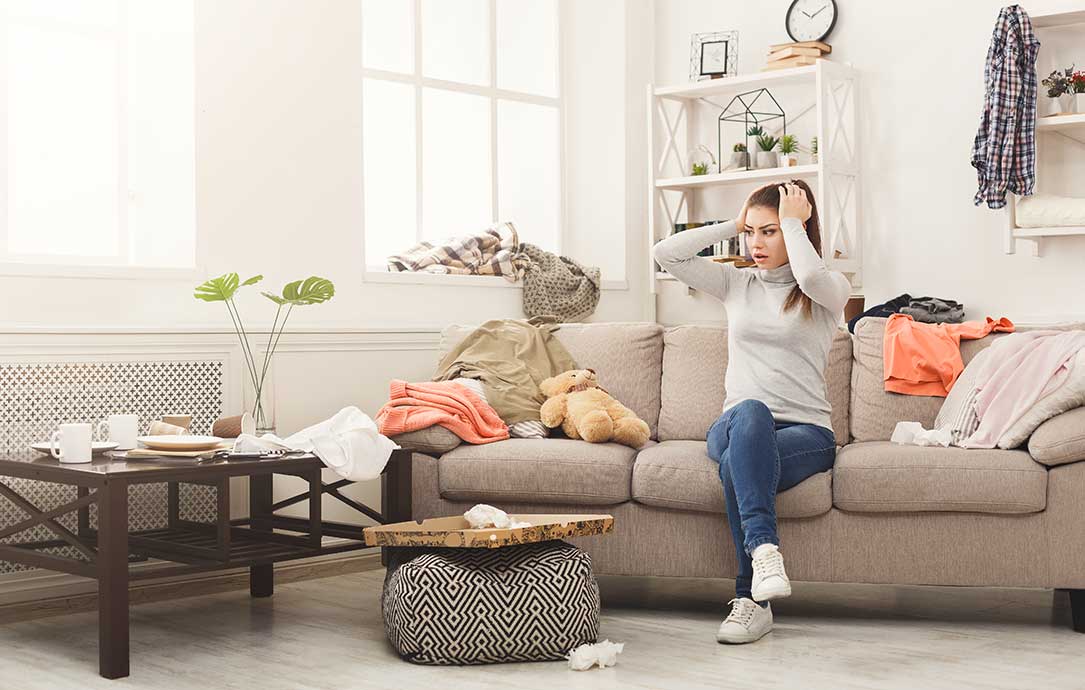 Quali sono le cattive abitudini che fanno sembrare casa sporca
